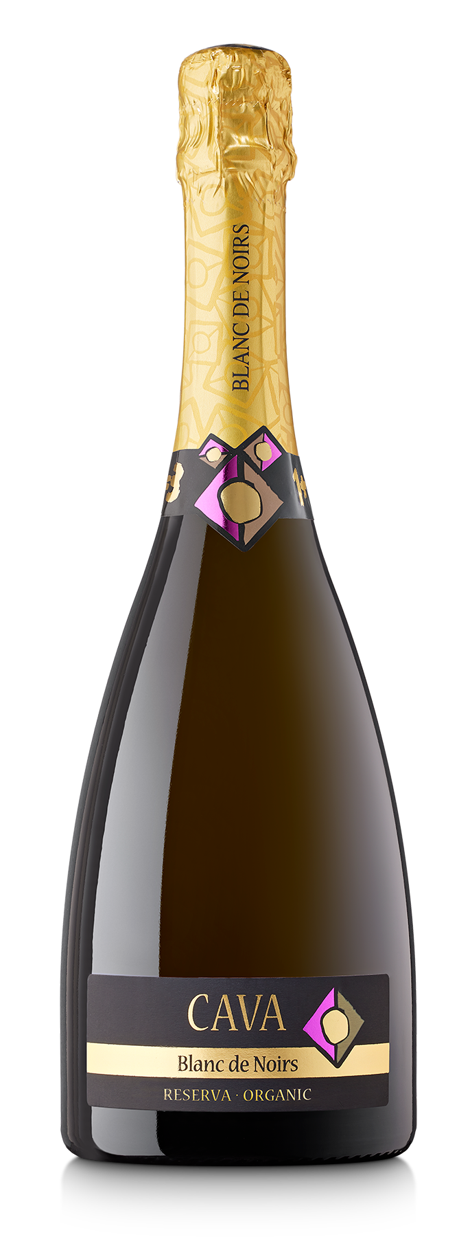 Cava 1+1=3 Blanc de Noirs Brut Nature Reserva Organic - Viva vin o mat